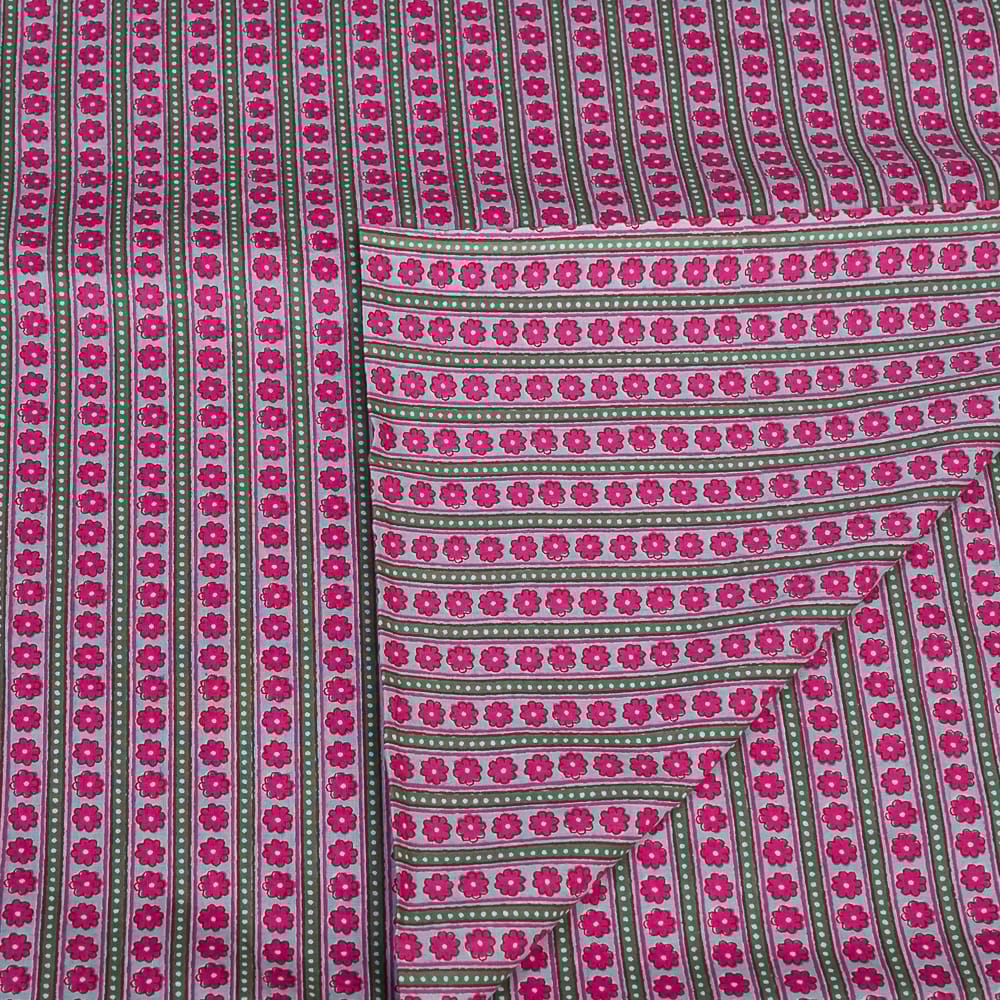 Grey Color Cotton Print