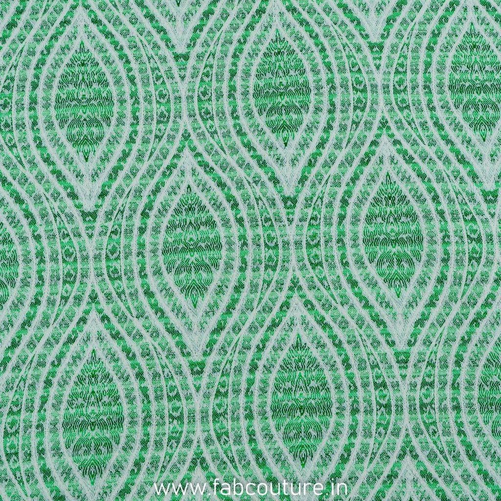 Green Jacquard Fabric