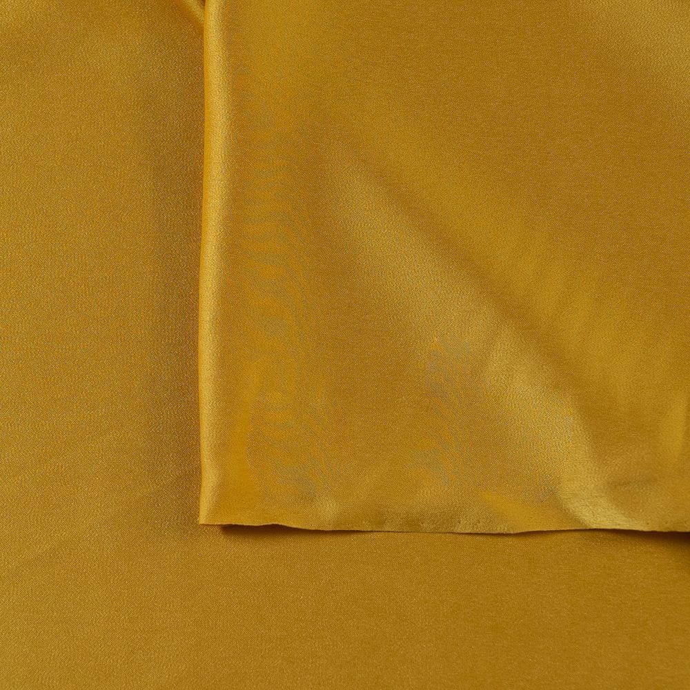 Mustard Color Milano Satin fabric