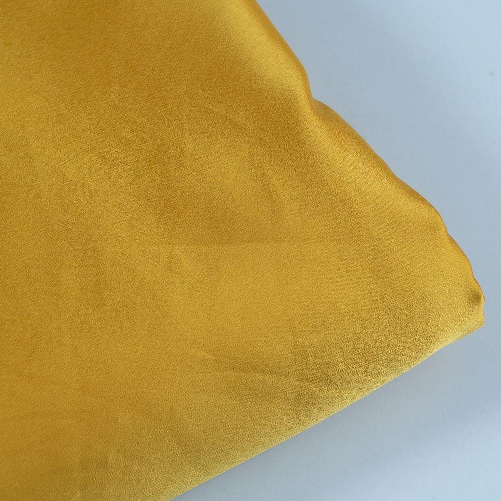 Mustard Color Milano Satin fabric