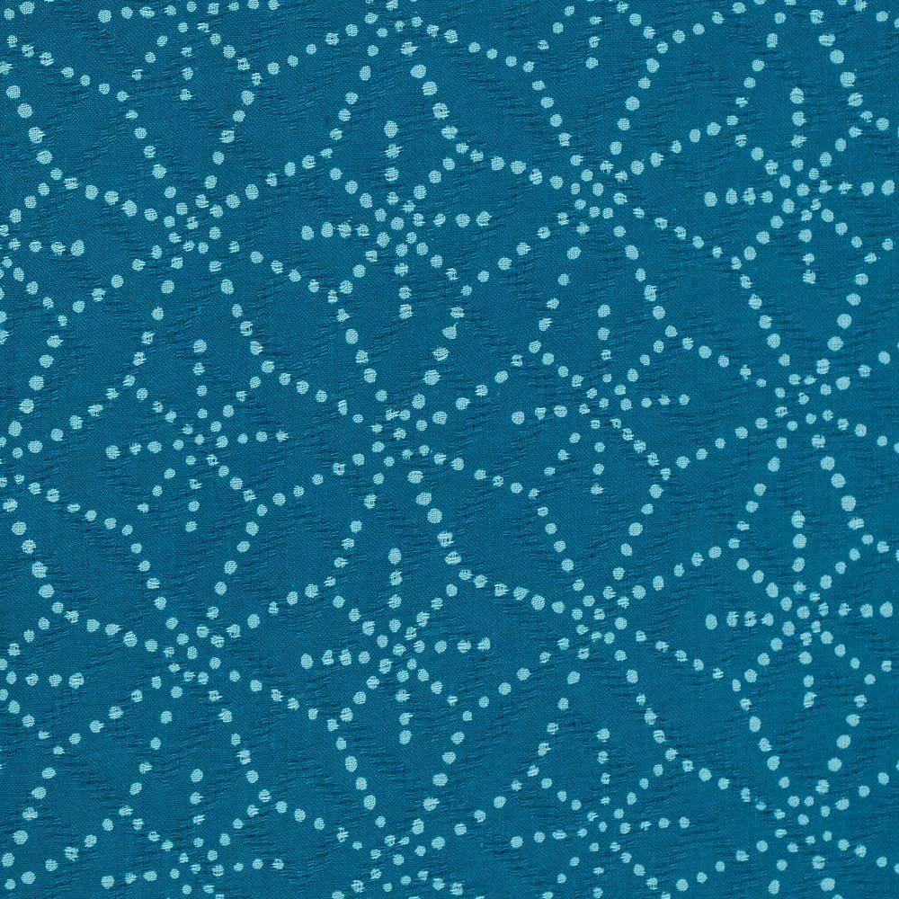 Firozi Color Cotton Jacquard Print