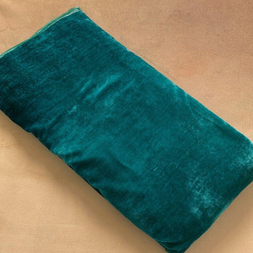 Peacock Color Silk Velvet