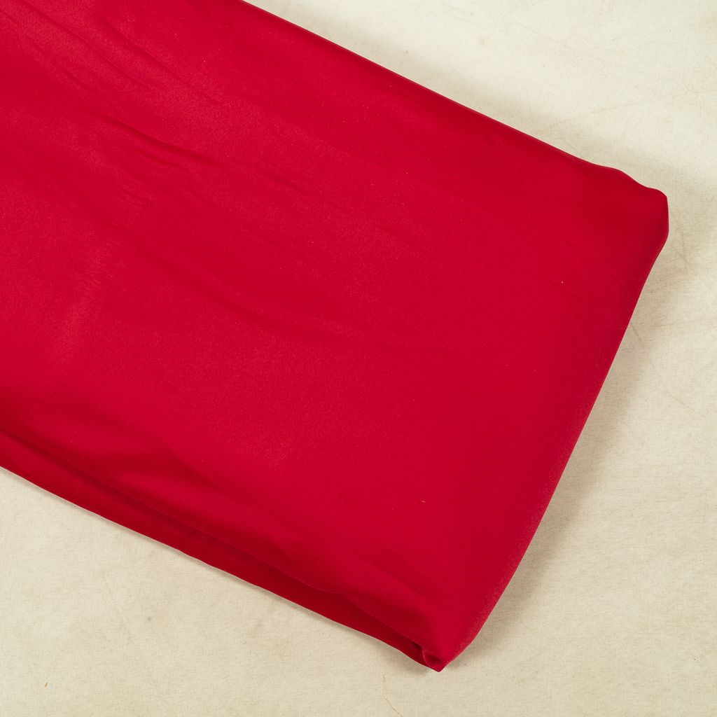 Red Color Gucci Satin Fabric
