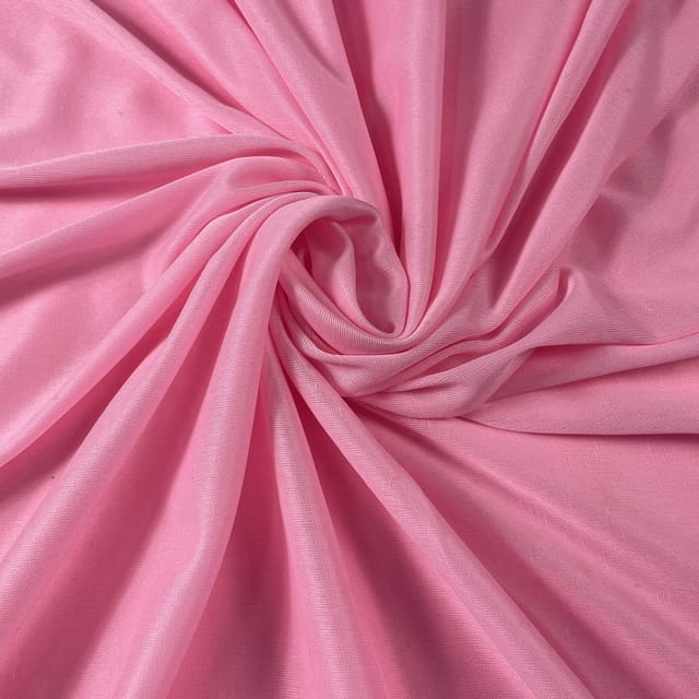 Baby Pink Color Lycra Lining Fabric