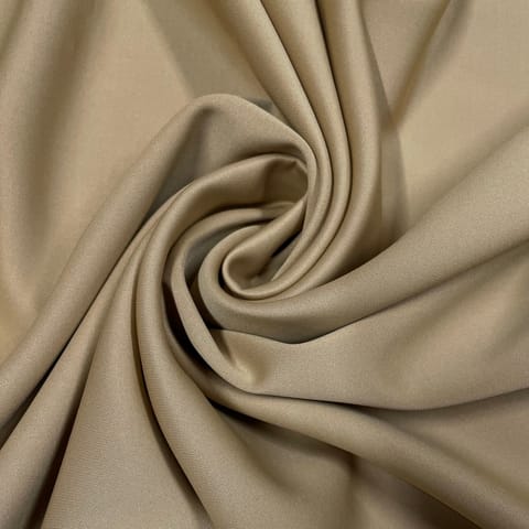 Beige Color Zara Lycra Fabric (N135)