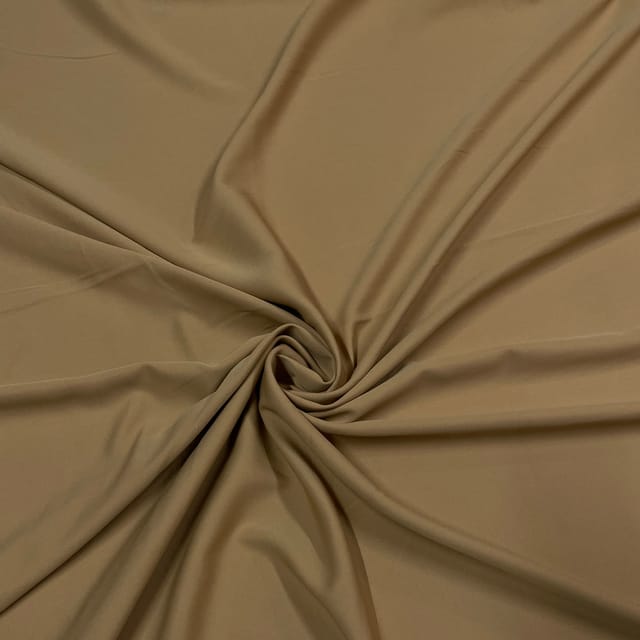 Beige Color Banana Crepe Fabric (N135)
