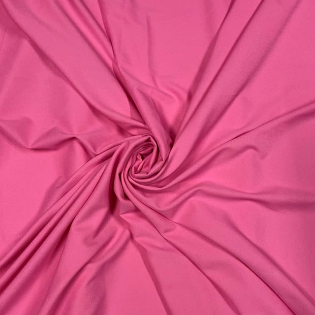 Pink Color Moss Crepe Fabric (N218)