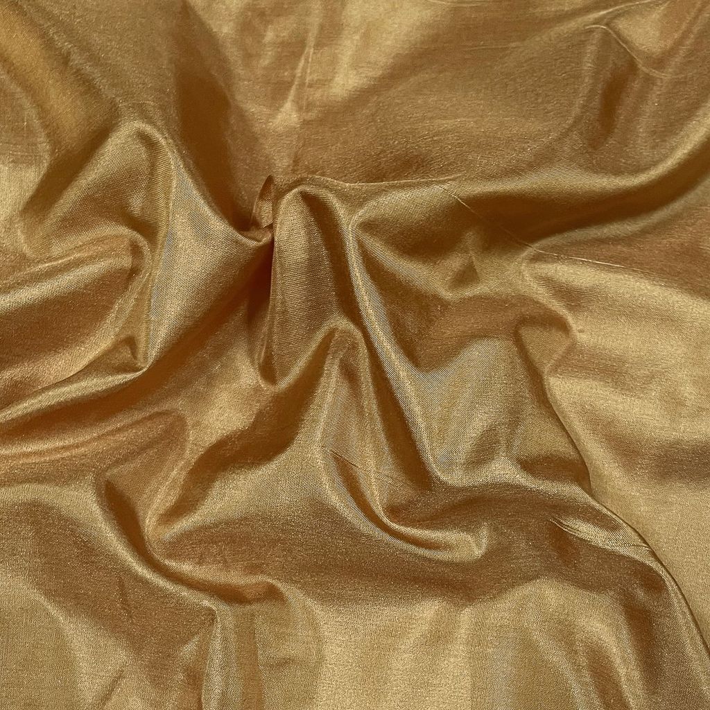 Beige Color Pure Silk Fabric