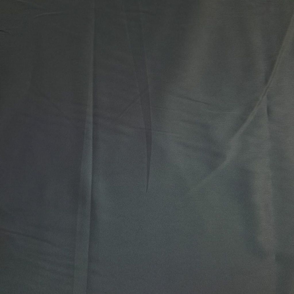 Rama Green Color Crepe Satin Fabric