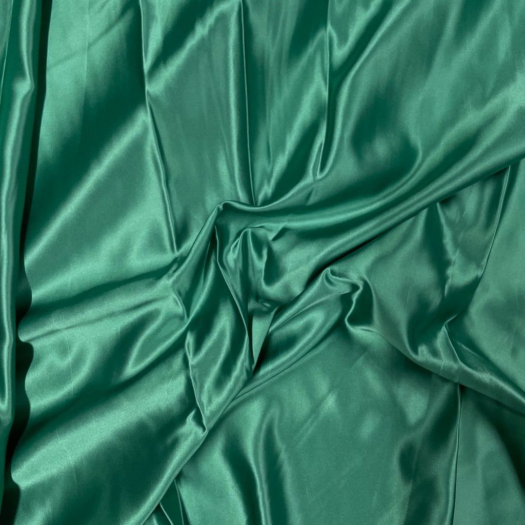 Sea Green Color Acetate Satin Fabric