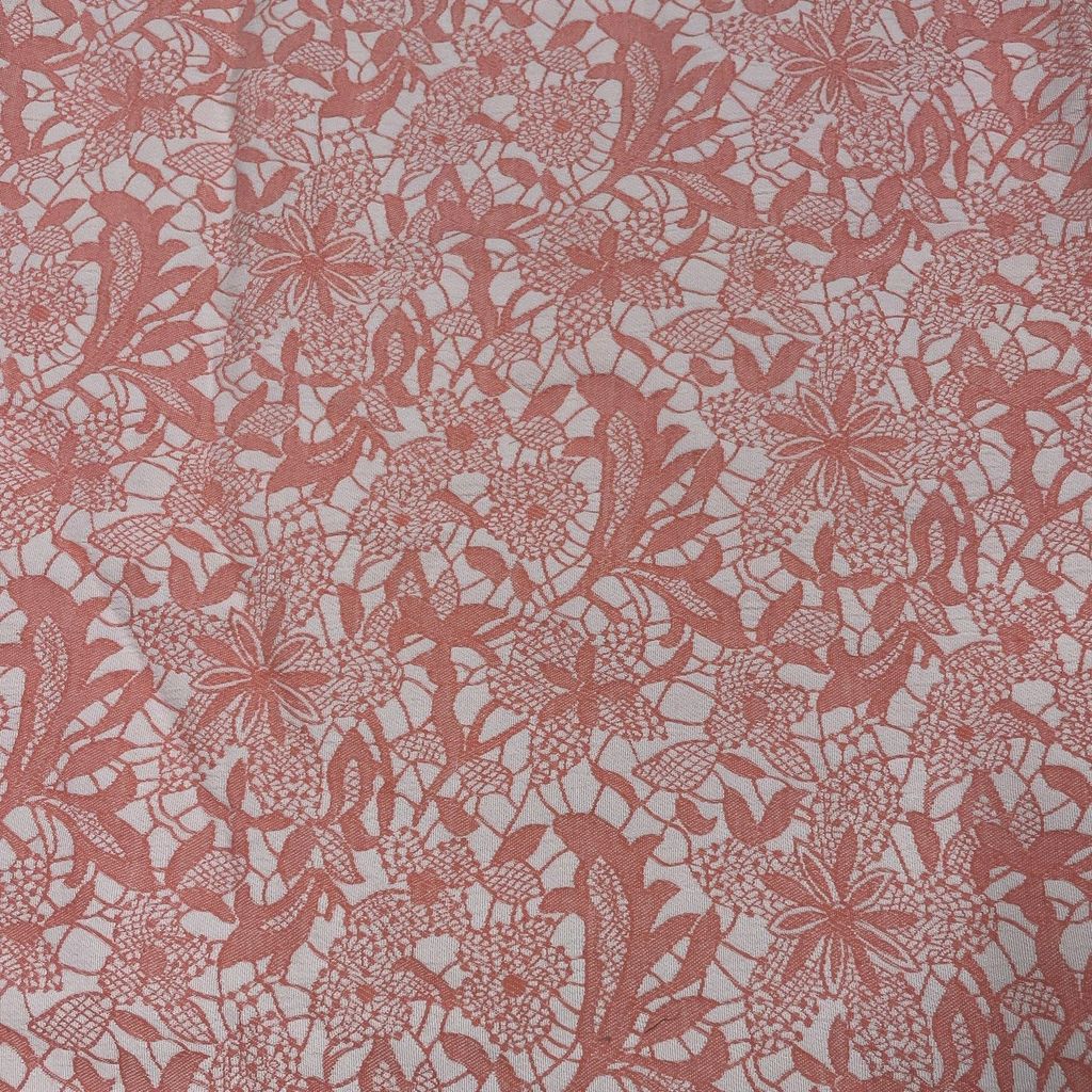 Peach Color Imported Self Fabric