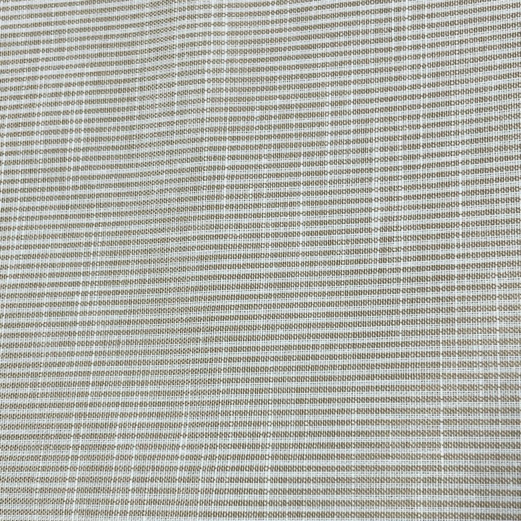 Cream Color Yarn Dyed Cotton Fabric