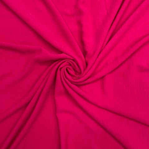 Premium Hot Pink Colour Toronto Lycra Fabric (N23) Fabric for Designers ...